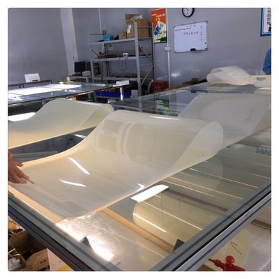 Building Window Glasses Smart Film PDLC Magic Switchable Transparent Color Film Sample