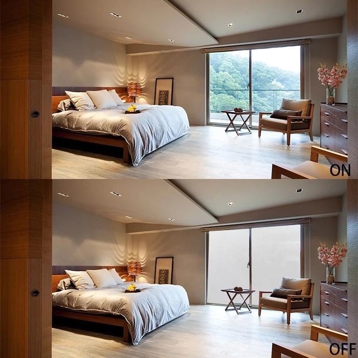 customized smart film glass price switchable pdlc film privacy glass used for privacy protection