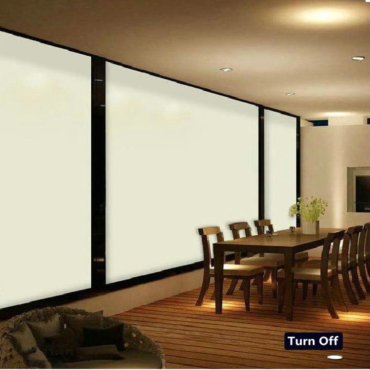 China factory hot sale Dark/light Black/Grey Switchable Self-adhesive Smart Tint PDLC Film for Car /Windows and Pro