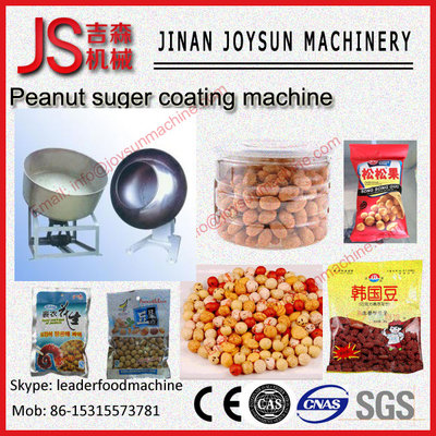 Electric Chocolate Candy Peanut Coating Machine Simplified Operation