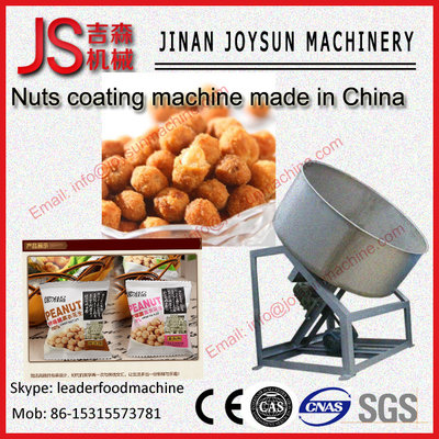 35 - 50 kg / h Nut Peanut Coating Machine No pollution ISO9001
