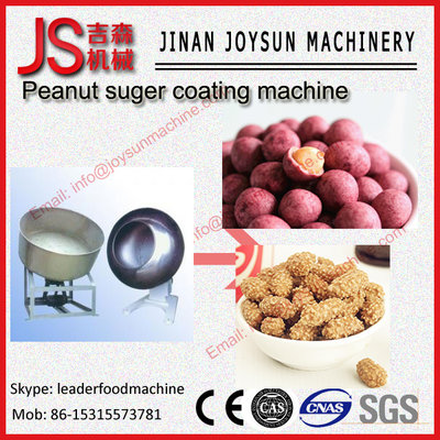 High Efficiency Automatic Peanut Coating Machine For Snack Food
