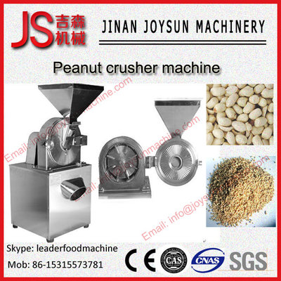 Foodstuff Peanut Crusher Machine Stainless Steel For Crisp Herbs