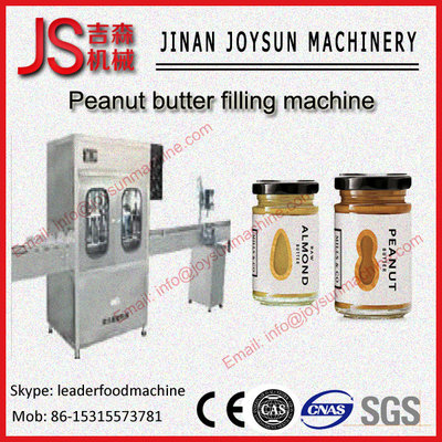 30L / min Automatic Peanut Butter Filling Machine 70 - 80 bottle / min