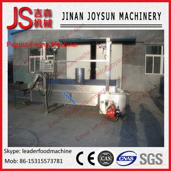 Electricity Or Gas Peanut Roasting Machine / Frying Beans Production Line