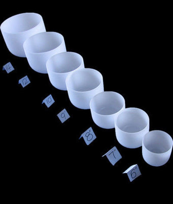 Frosted crystal singing bowl wholesale price made in china from peda quartz