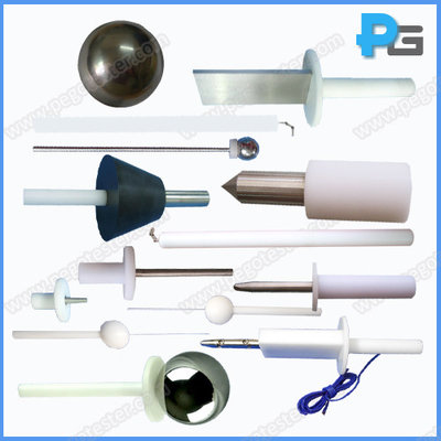 China Made IEC 61032 Test Probe Kits high precision probes made by metal and insulating material