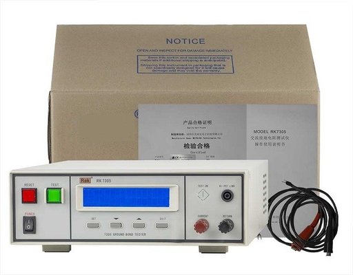 0-510mΩ Programmable Ground Resistance Tester for electronic equipment motor