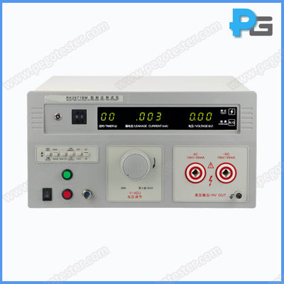 High Precision 10KV AC DC withstand voltage Tester for electronic equipment and motor