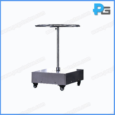 IEC60529 IPX3 IPX4 waterproof test rig with R1000 oscillating tube double pillar structure made by stainles steel