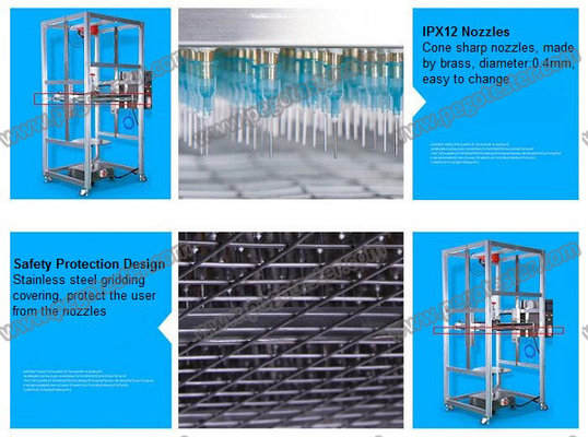 Frame Type Waterproof test stand IPX1 and IPX2 made by stainless steel according to IEC60529