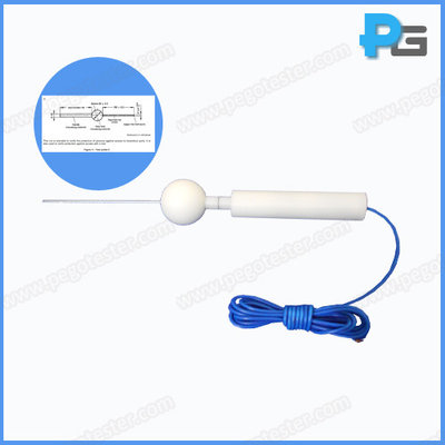 IP code access probe metal rod with PVC handle test probe C with CNAS certificate