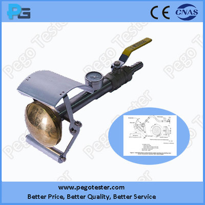 IEC60529 Portable IPX3 and IPX4 Spray Nozzle with Pressure Gauge and Flowmeter Made by Brass