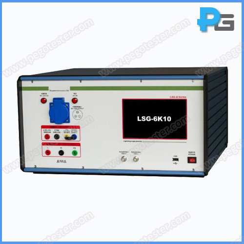 Automatic 6KV Lightning Surge Generator according to IEC61000-4-5 equip with 10A CDN and LCD touch screen