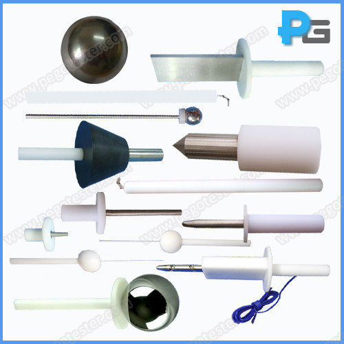 China Made IEC 61032 Test Probe Kits high precision probes made by metal and insulating material