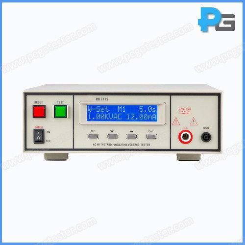 Electric safety test equipment 5KV AC withstand voltage and insulating resistance tester