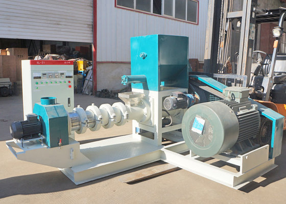 Small Size Floating Fish Feed Pellet Machine With Carbon Steel / Stainless Steel Conditioner