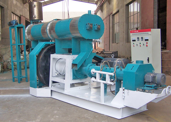 Small Size Floating Fish Feed Pellet Machine With Carbon Steel / Stainless Steel Conditioner