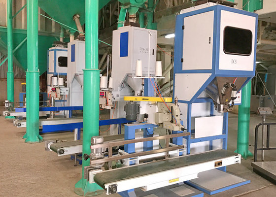 Wood Pellet Ling Auxiliary Equipments , Wood Pellet Packing Machine CE Certificate