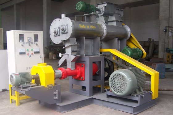 Floating Fish Feed Making Machine Pet Food Extruder Low Power Consumption
