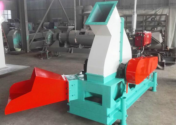 Electric Start Diesel Wood Chipper Shredder For Produce Wood Pellets