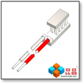 China TES1-004 Series (1.8x5.1mm) Peltier Chip/Peltier Module/Thermoelectric Chip/TEC/Cooler supplier