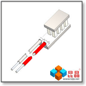 China TES1-004 Series (2.2x6.3mm) Peltier Chip/Peltier Module/Thermoelectric Chip/TEC/Cooler supplier