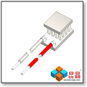 China TES1-008 Series (3.4x5.1mm) Peltier Chip/Peltier Module/Thermoelectric Chip/TEC/Cooler supplier