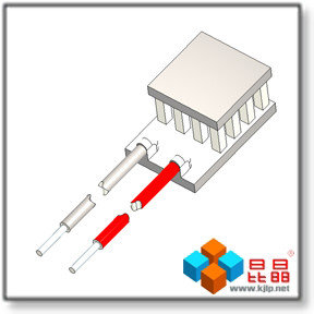 China TES1-008 Series (4.2x6.3mm) Peltier Chip/Peltier Module/Thermoelectric Chip/TEC/Cooler supplier