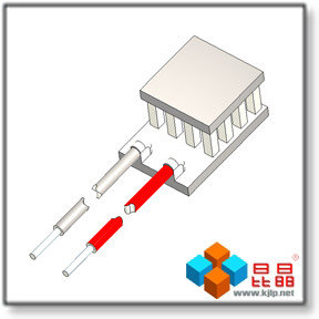 China TES1-011 Series (4.2x6.2mm) Peltier Chip/Peltier Module/Thermoelectric Chip/TEC/Cooler supplier