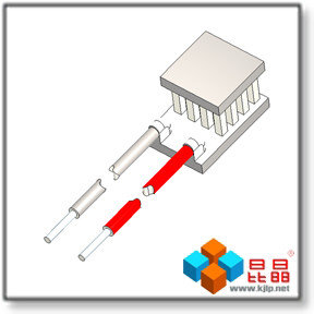 China TES1-012 Series (3.4x5.0mm) Peltier Chip/Peltier Module/Thermoelectric Chip/TEC/Cooler supplier