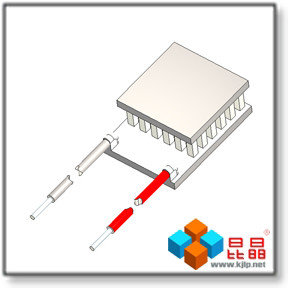 China TES1-018 Series (6.2x8.3mm) Peltier Chip/Peltier Module/Thermoelectric Chip/TEC/Cooler supplier