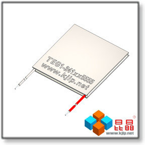 China TEG1-241 Series (55x55mm) Peltier Generator/Peltier Chip/Peltier Module/Thermoelectric Chip/TEC/Cooler supplier