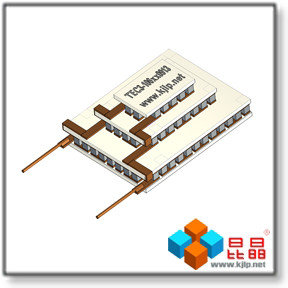 China TEC3-106 Series (Cold 8.61x12.98mm + Hot 21.72x28,27mm) Peltier Chip/Peltier Module/Thermoelectric Chip/TEC/Cooler supplier