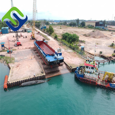 Vessel marine rubber airbag for launching