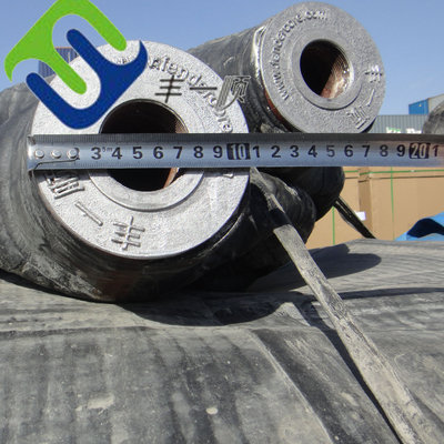 Vessel marine rubber airbag for launching