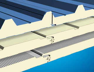 Metal insulated sandwich panels EPS roof panel