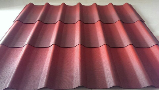 Corrugated roofing tile Bitumen roofing system / the high performance roofing system 2000*950mm