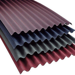 Bituminous Corrugated Roofing System, Roman Roof Tile