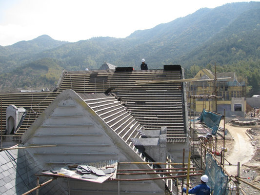 Corrugated Roofing Tile for Agricultural Buildings KRS Bitumen System