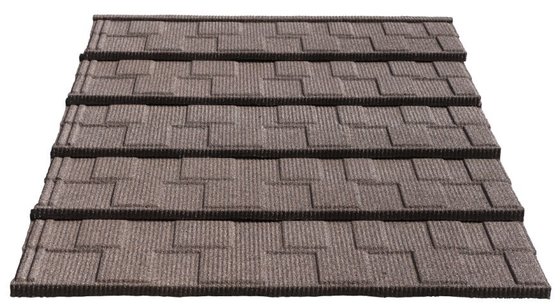Galvalume Sheet Durable Heat-Resistant Anti-Corrosion Sun Stone Coated Metal Roof Tile