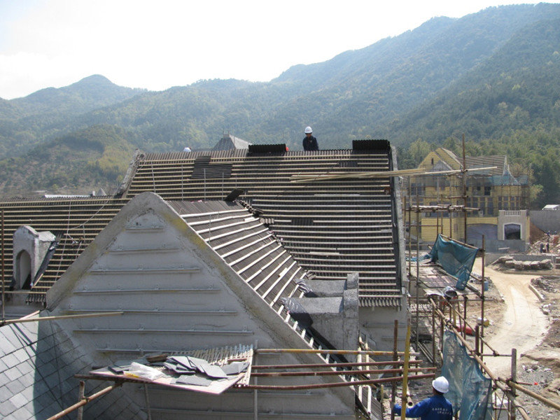 Corrugated Roofing Tile for Agricultural Buildings KRS Bitumen System
