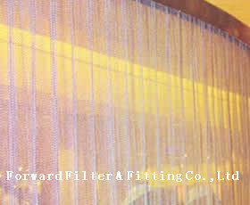 Modern Industrial  Woven Metal Mesh With Metal Fabric For Architectural Decoration