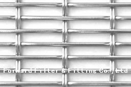 Crimped Woven Metal Mesh  Retractable Sun Protection For Trade Fair Exhibition