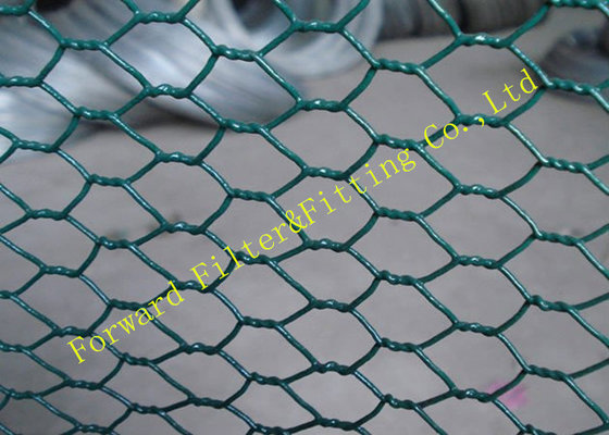 Custom Epoxy Coated Stainless Steel Woven Wire Mesh Roll , 1 - 10 Mesh
