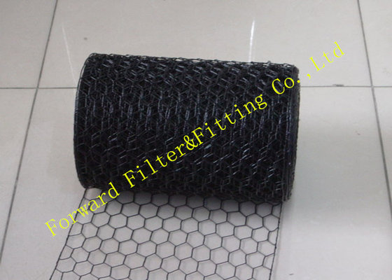 Custom Epoxy Coated Stainless Steel Woven Wire Mesh Roll , 1 - 10 Mesh