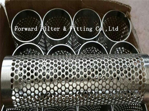Custom Seamless Perforated Steel Pipe Of Precise Rolling / High Resistant