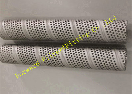 Galvanized Stainless Steel Perforated Pipe Large Diameter 1/4 -12" Center Tube