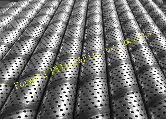 Galvanized Stainless Steel Perforated Pipe Large Diameter 1/4 -12" Center Tube