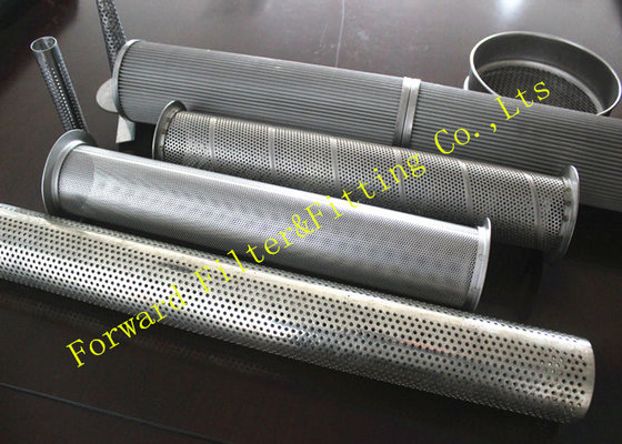 Galvanized Stainless Steel Perforated Pipe Large Diameter 1/4 -12" Center Tube